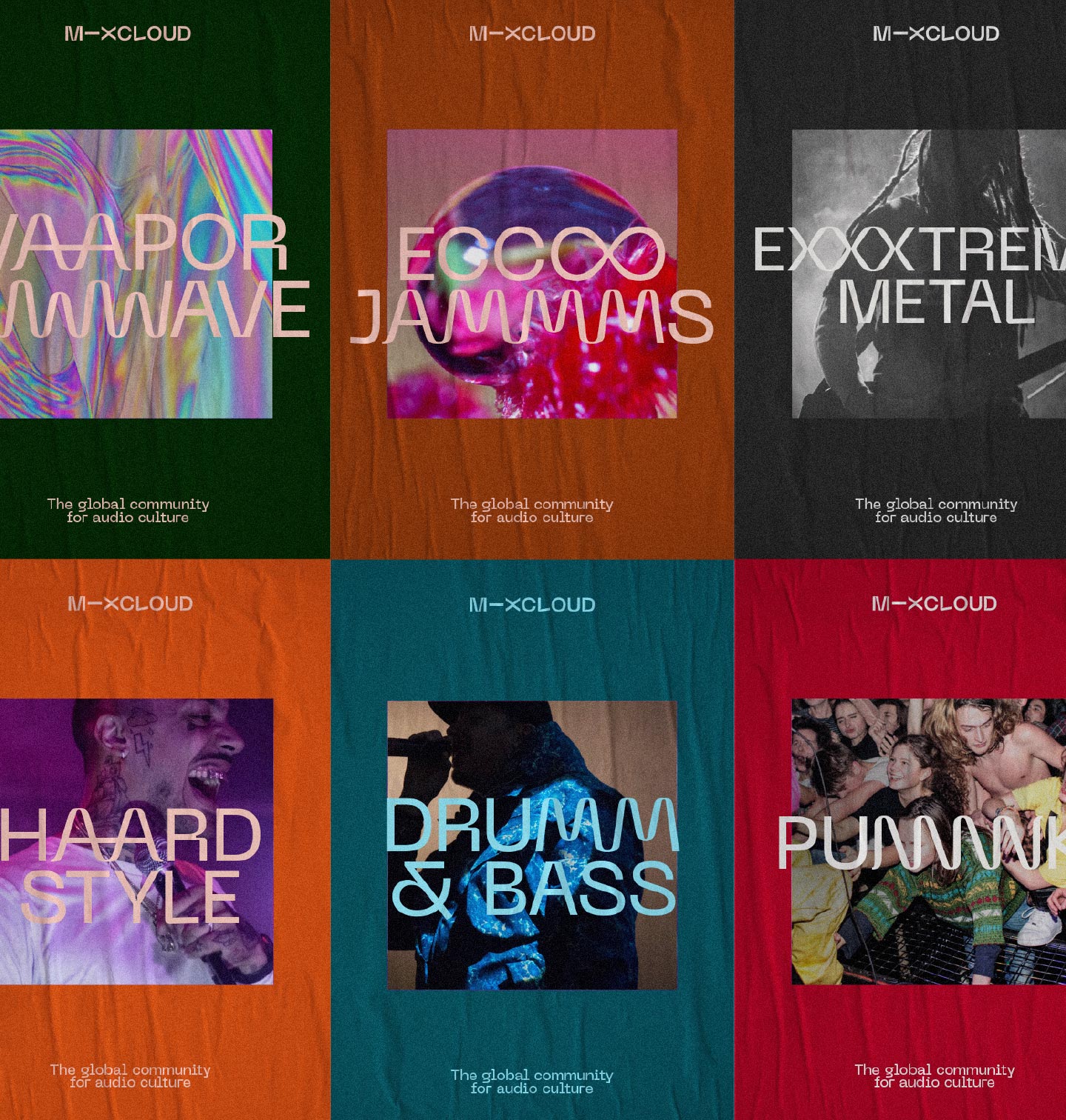 Mixcloud branding - Brand identity & digital design | Output